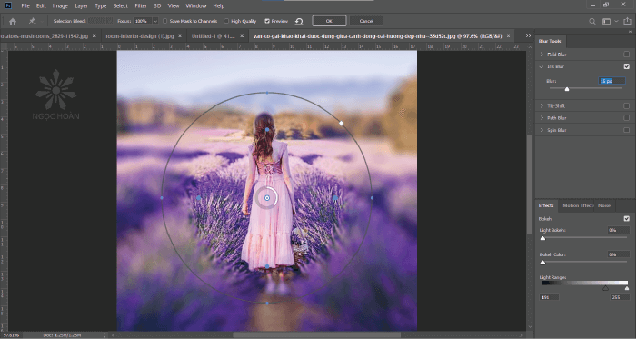 Top 5 Cách làm mờ ảnh trong Photoshop thường dùng nhất