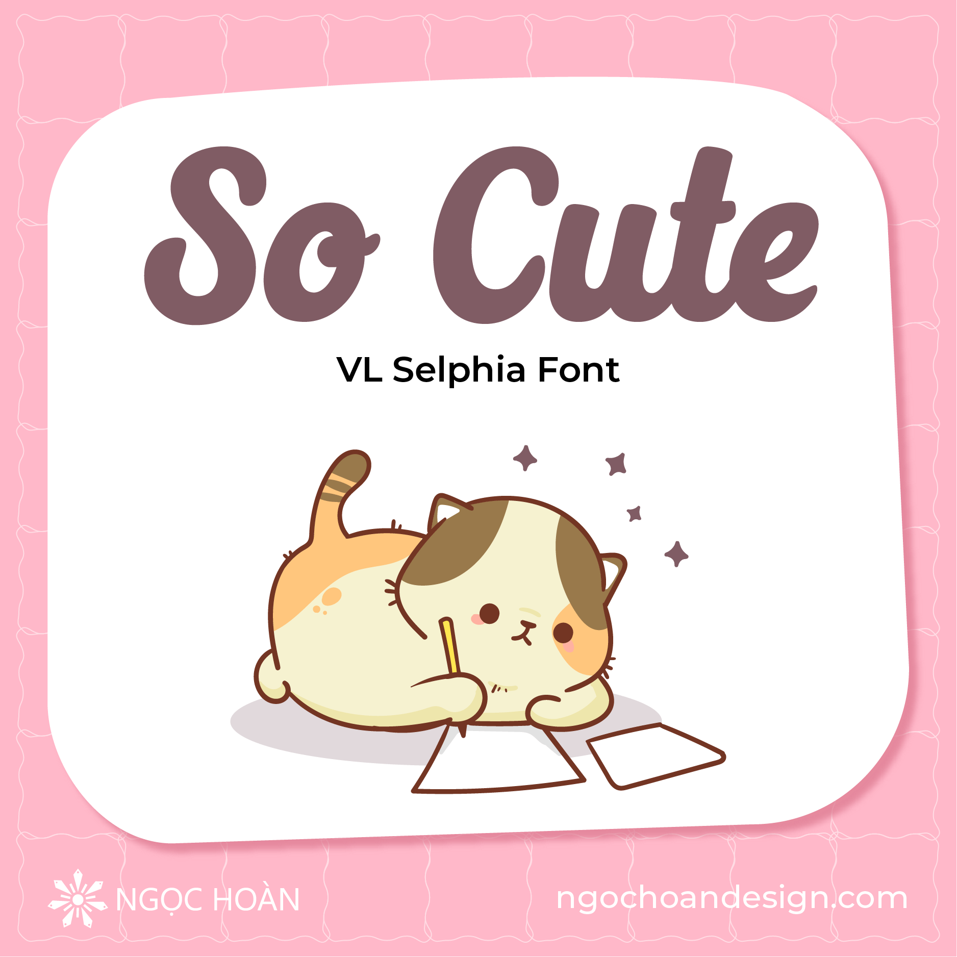 19+ Font chữ Cute dễ thương việt hóa, font chữ xinh đẹp mắt